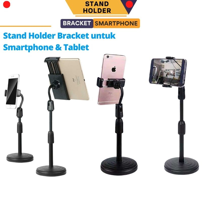 Jual Stand Holder Bracket Tripod Untuk Smartphone Dan Tablet Bahan ...