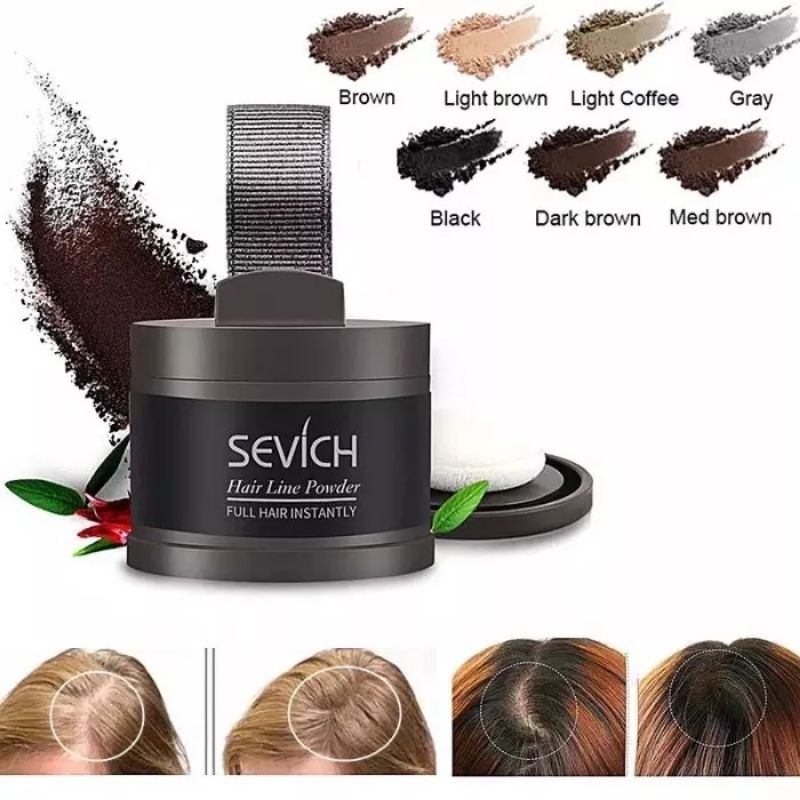 Jual SEVICH Hair Shadow Powder Full Hair Instantly 4g | Shopee Indonesia