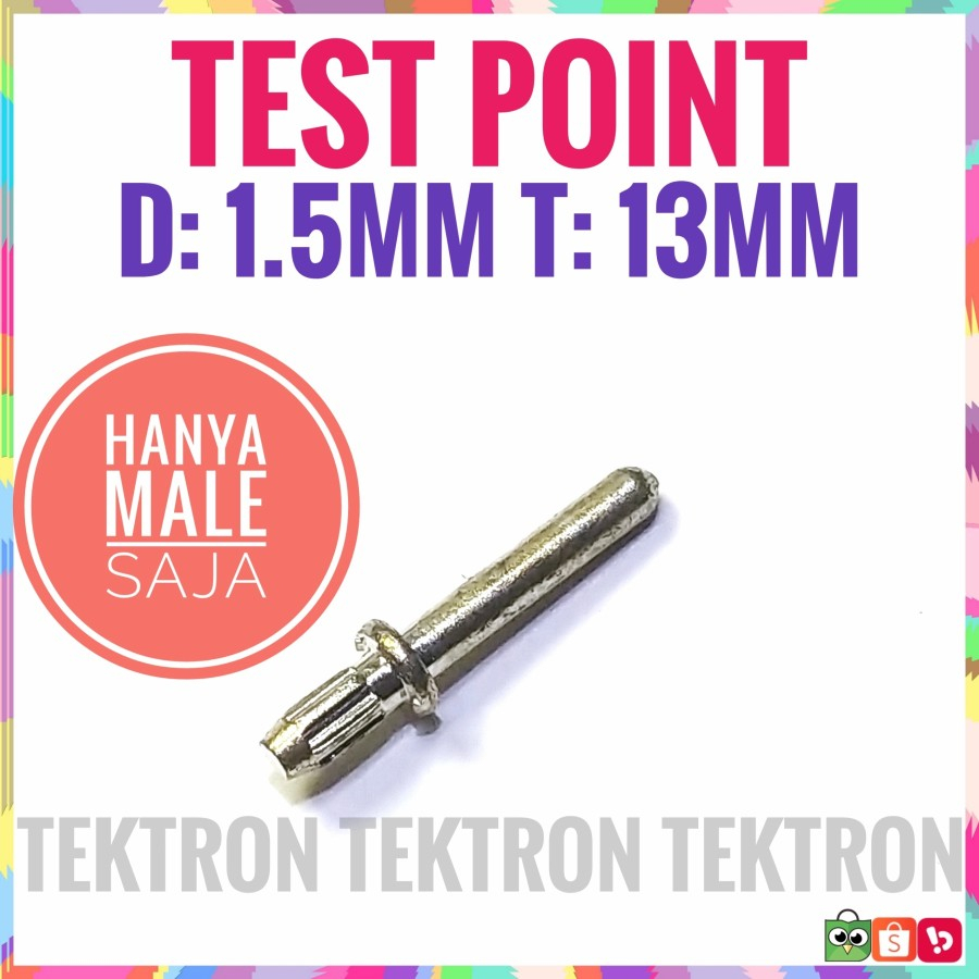Jual Test Point PCB d 1.5mm t 13mm Male saja Jarum Terminal Pin Tes ...