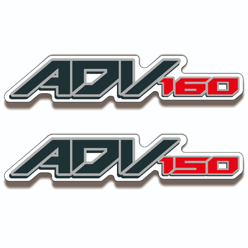 Jual Sticker Emblem HONDA ADV 160 / HONDA ADV 150 Timbul Lentur 3D ...
