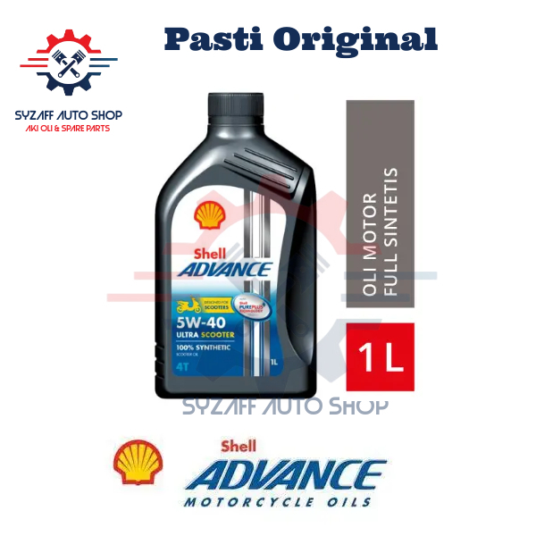 Jual Shell Advance Ultra Scooter 5W-40, Oli Matic 1 liter, NMAX PCX ...