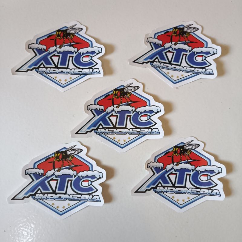 Jual Stiker xtc lima pcs old anti air | Shopee Indonesia