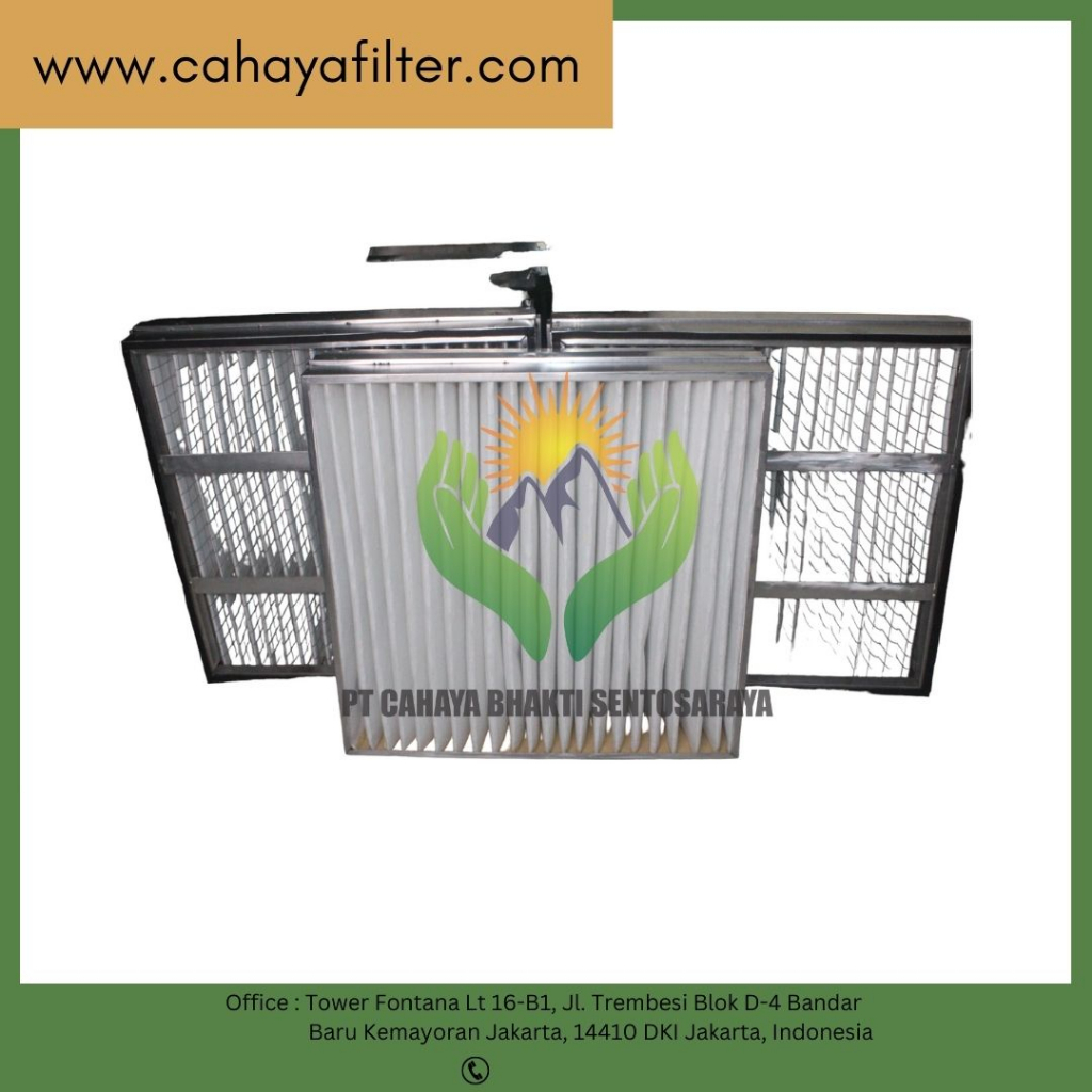 Jual Pleated Stainless Steel frame Filter AHU Filter | Shopee Indonesia