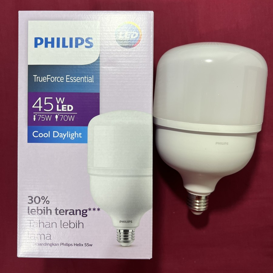 Jual LAMPU PHILIPS LED CAPSULE 45W 45 WATT KAPSUL PHILIPS TFORCE ESSENTIAL | Shopee Indonesia