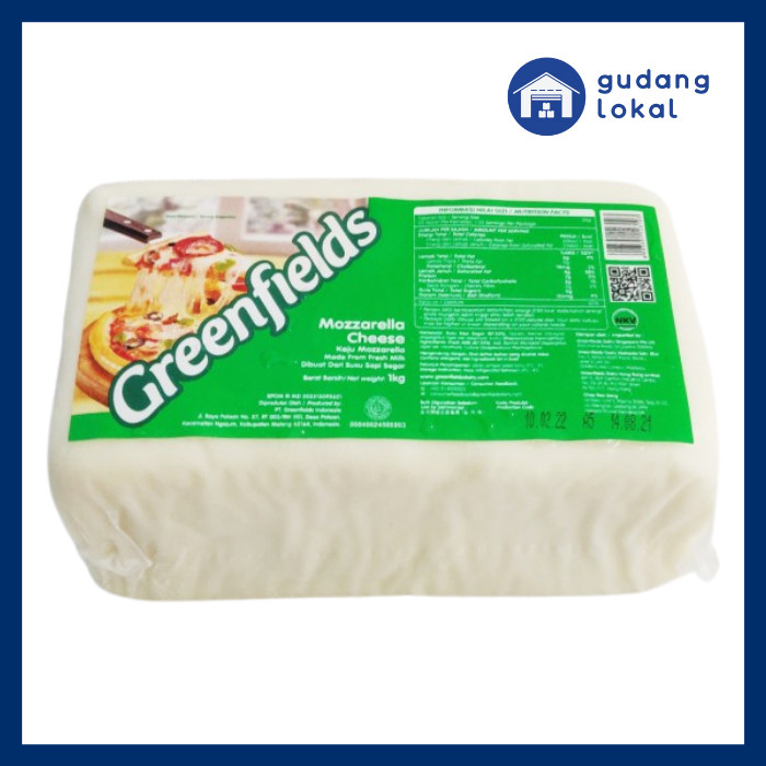 Jual Keju Mozzarella Mozarella Greenfields 1Kg | Shopee Indonesia