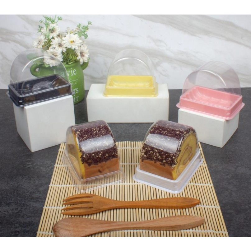 Jual Mika Bolu Gulung Mini - isi 50Pcs / Tray Roll Cake Kotak Mini Kue ...