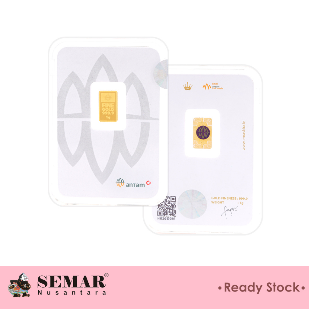Jual Logam Mulia Antam Press Emas Kita 1gram Emas Batangan Semar ...