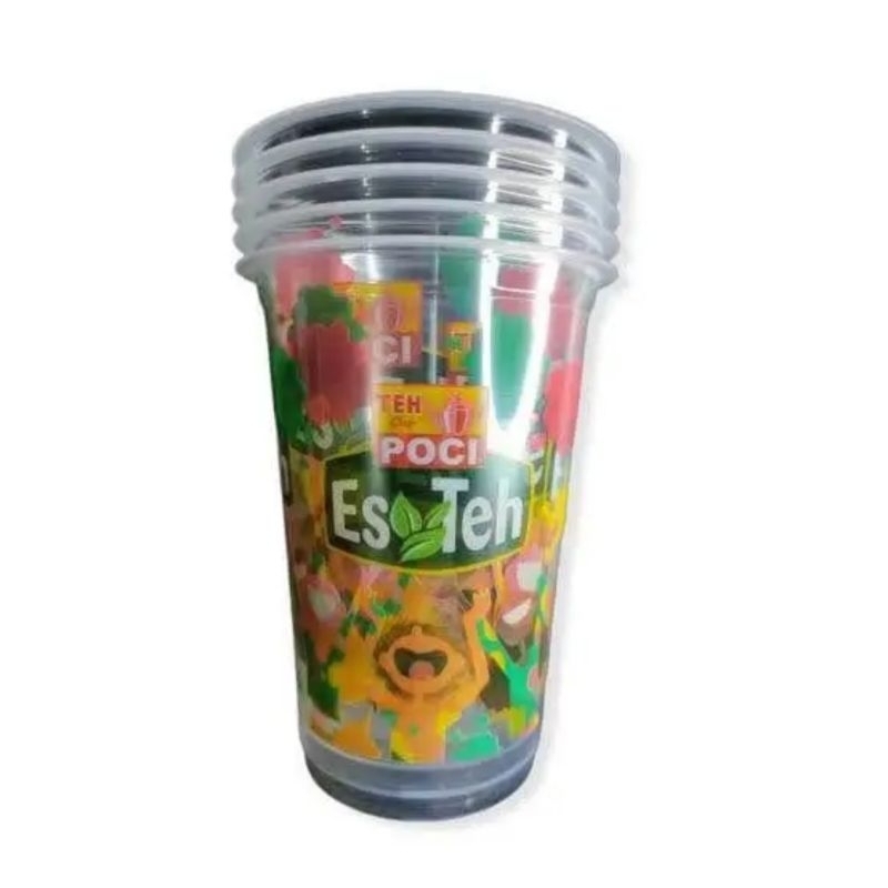 Jual gelas teh poci ukuran besar 16oz | Shopee Indonesia