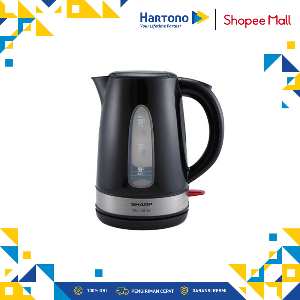 Jual Sharp Electric Kettle EKJ-156-BK | Shopee Indonesia
