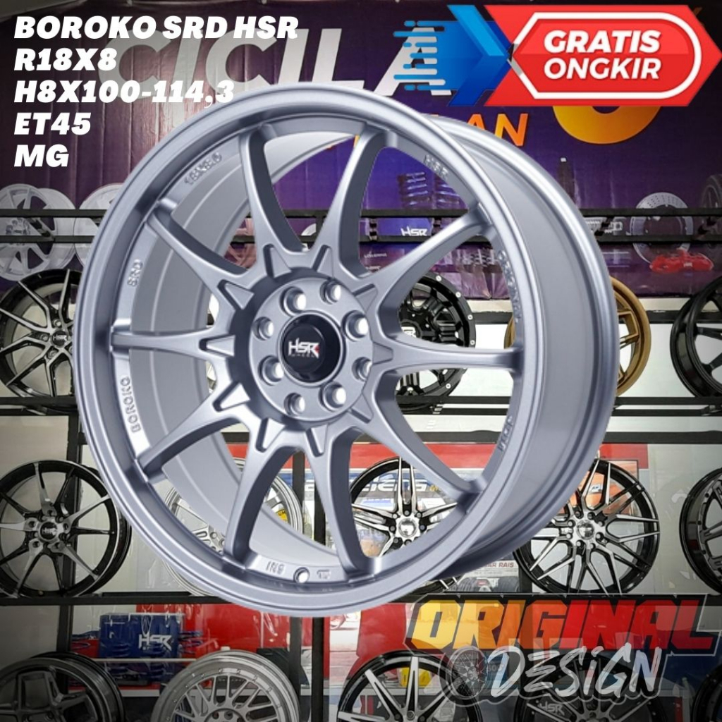 Jual Velg Mobil Model Jari Jari Ring 18 HSR SRD R18 Untuk Rocky , Raize | Shopee Indonesia