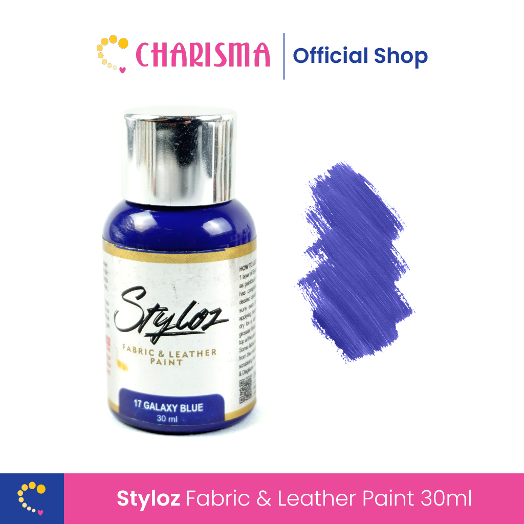 Jual Charisma Styloz Fabric and Leather Paint - Original Colors 30 ml ...
