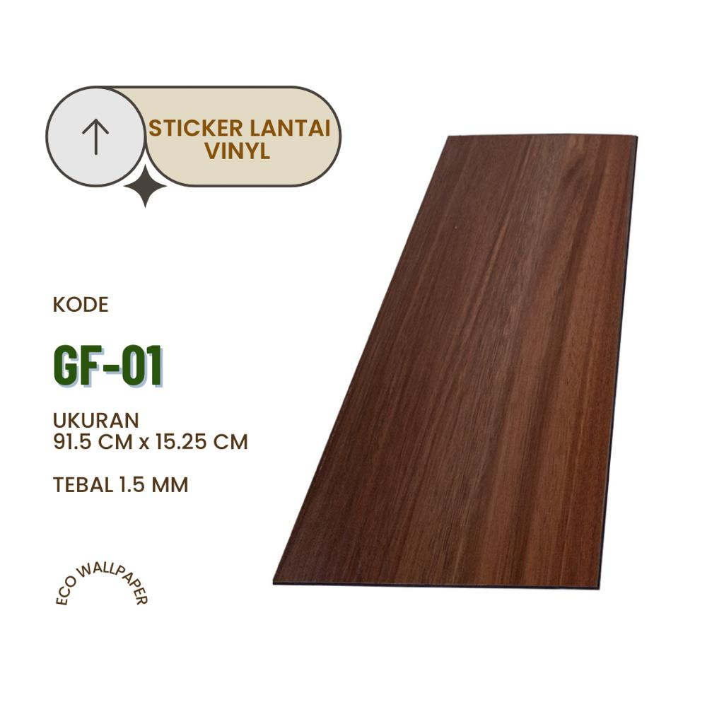 Jual STICKER LANTAI VINYL Motif Kayu Tebal 1,5 mm Stiker Lantai Ukuran ...