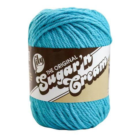 Jual Benang rajut katun import Lily Sugar n Cream - Hot Blue | Shopee ...