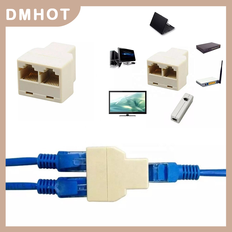 Jual Barrel Konektor Rj45 / Barel Alat Penyambung Kabel Lan 1 To 2 ...