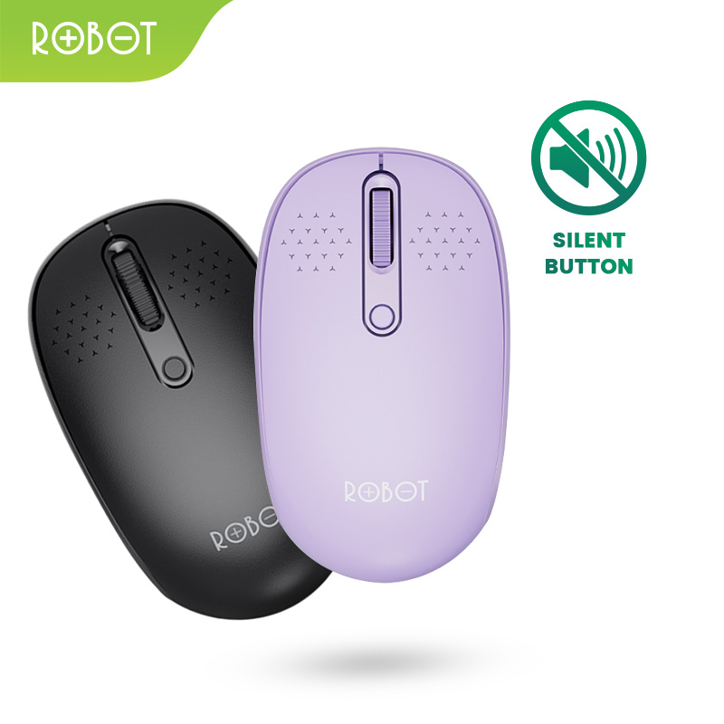 Jual ROBOT Mouse USB 2.4G Wireless & Bluetooth 5.0 Dual Mode Connection ...