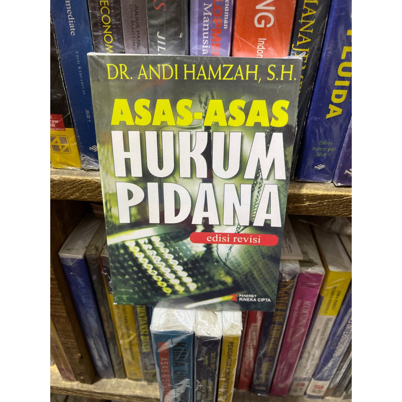 Jual Asas asas hukum pidana by Dr Andi Hamzah | Shopee Indonesia