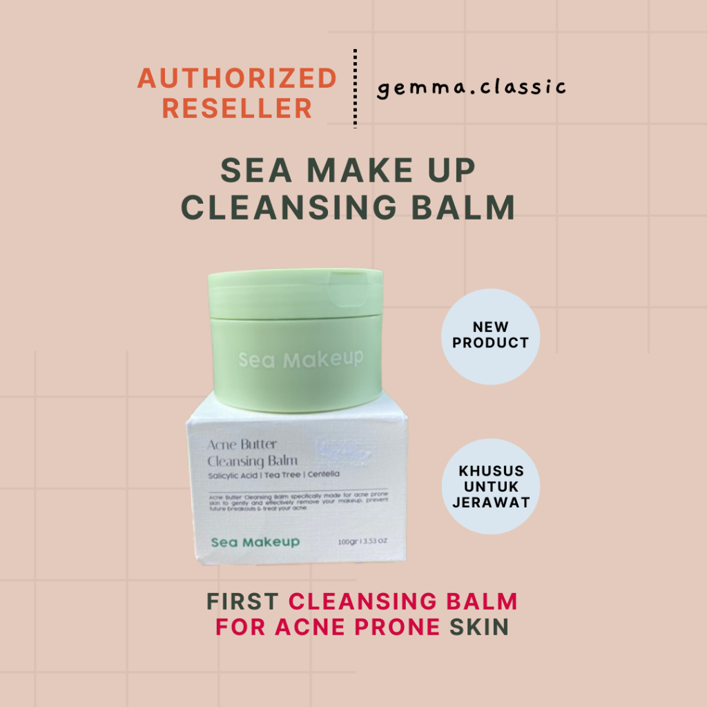 Jual SEA MAKEUP Cleansing Balm Pembersih Remover Make Up Waterproof ...