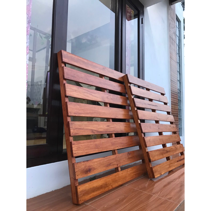 Jual alas tempat tidur kayu pallet kayu pinus 120x200cm / tatakan kasur ...