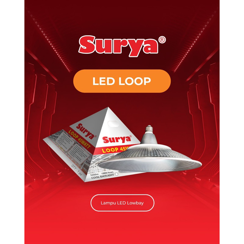 Jual Surya LOOP 32 Watt, Lampu Kap LED 45 Watt Surya | Shopee Indonesia