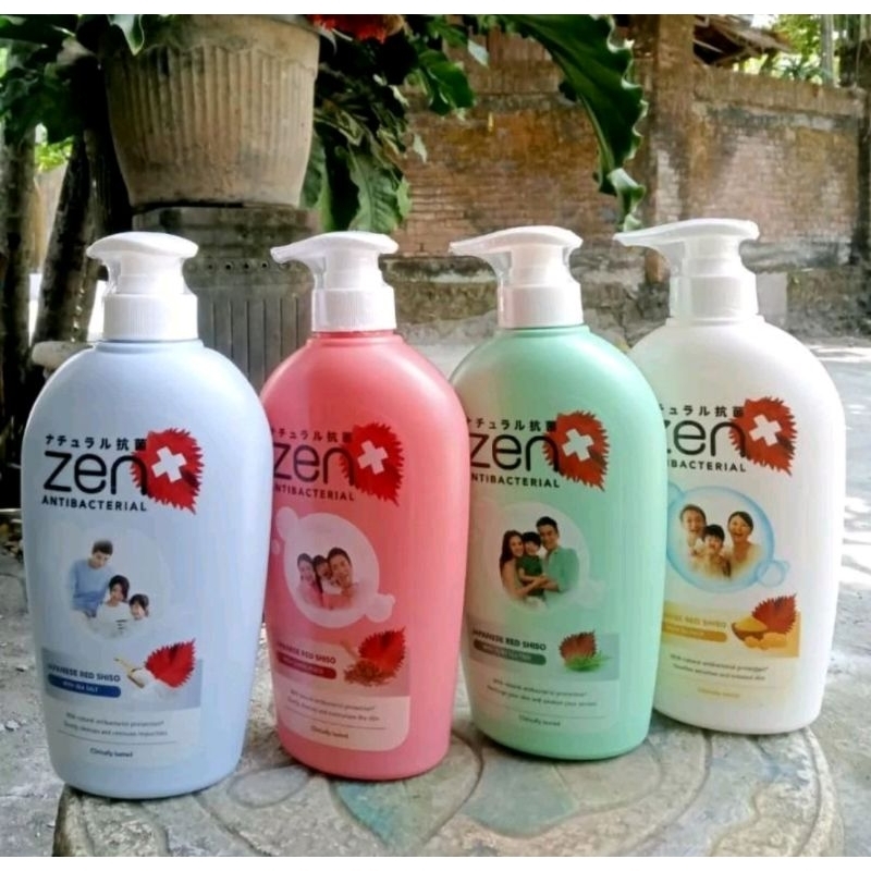 Jual Zen Bodywash Pump 480ml/Zen Sabun Mandi Cair 480ml Pump/Zen Body ...
