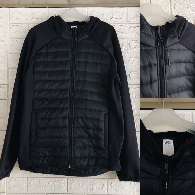 Jual JACKET ANKO SPORT ACTIVE BLACK ORIGINAL | Shopee Indonesia