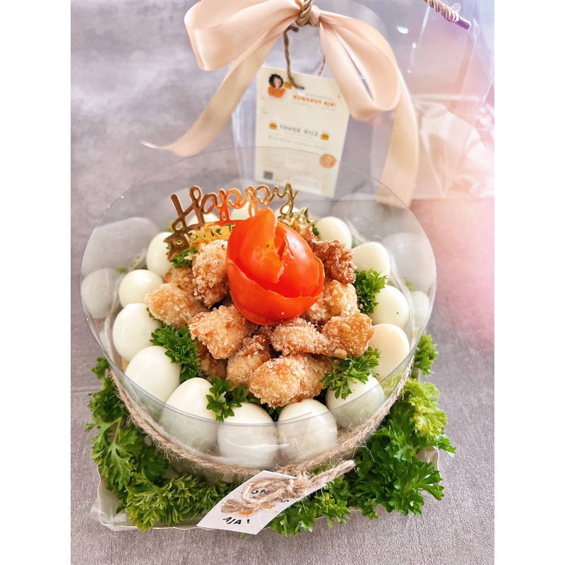 Jual TOWER RICE by Bungkus aja ! (nasi kuning tart) | kado ulang tahun ...