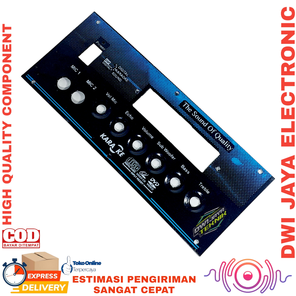 Jual Kit Tone Control Stereo plus Subwoofer dan Echo Mic HYBRIS ...