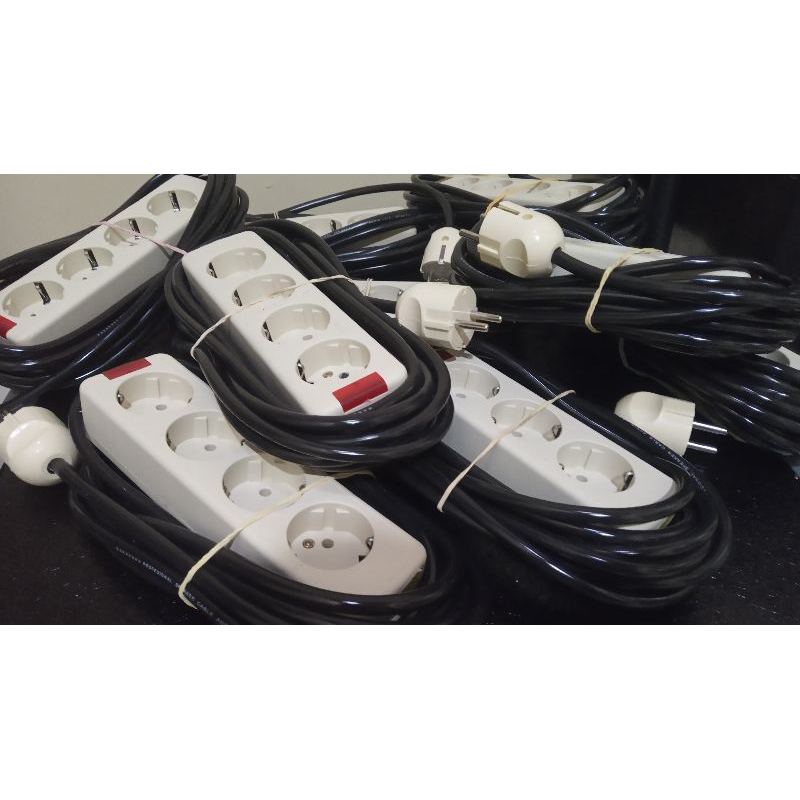 Jual kabel roll 5 meter colokan listrik rol kabel pendek stop kontak ...