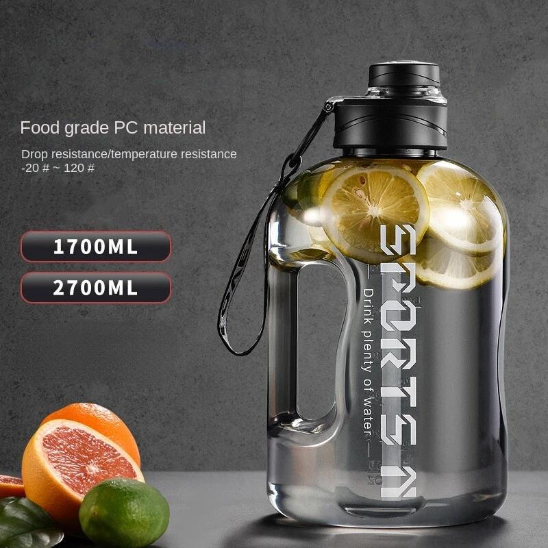 Jual 2.7L/1.7L Termos Botol Minum Gym Fitness Olahraga Sport Water ...