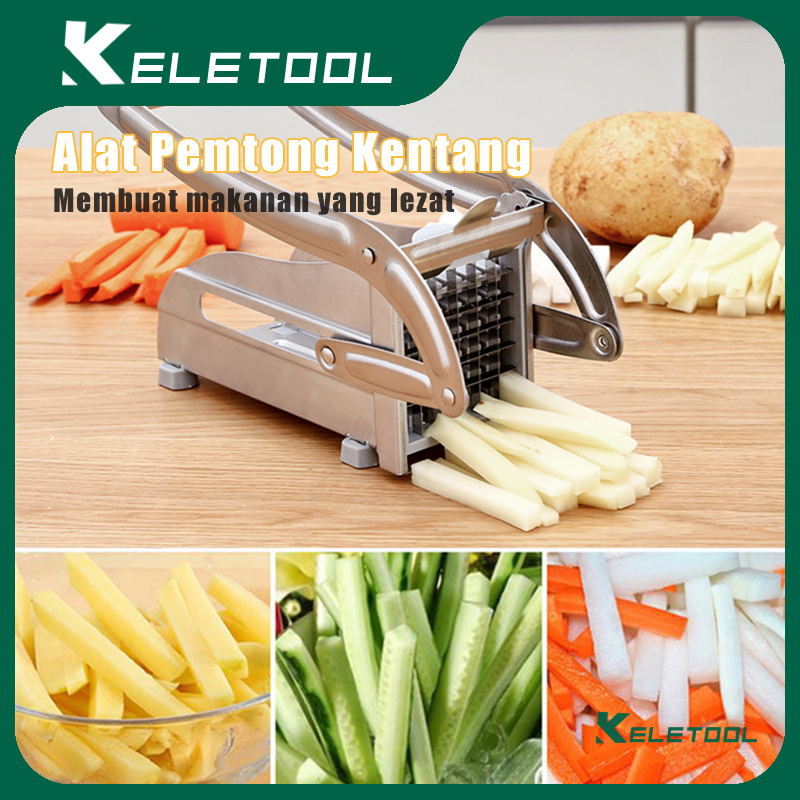 Jual ⚡Promosi Khusus ⚡Pemotong kentang goreng dari baja tahan karat ...