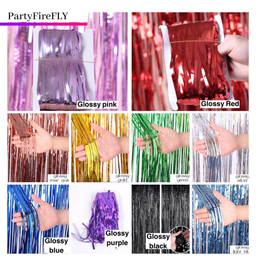 Jual Tirai rumbai foil / curtin selinger foil / backdrop foil/Tirai ...