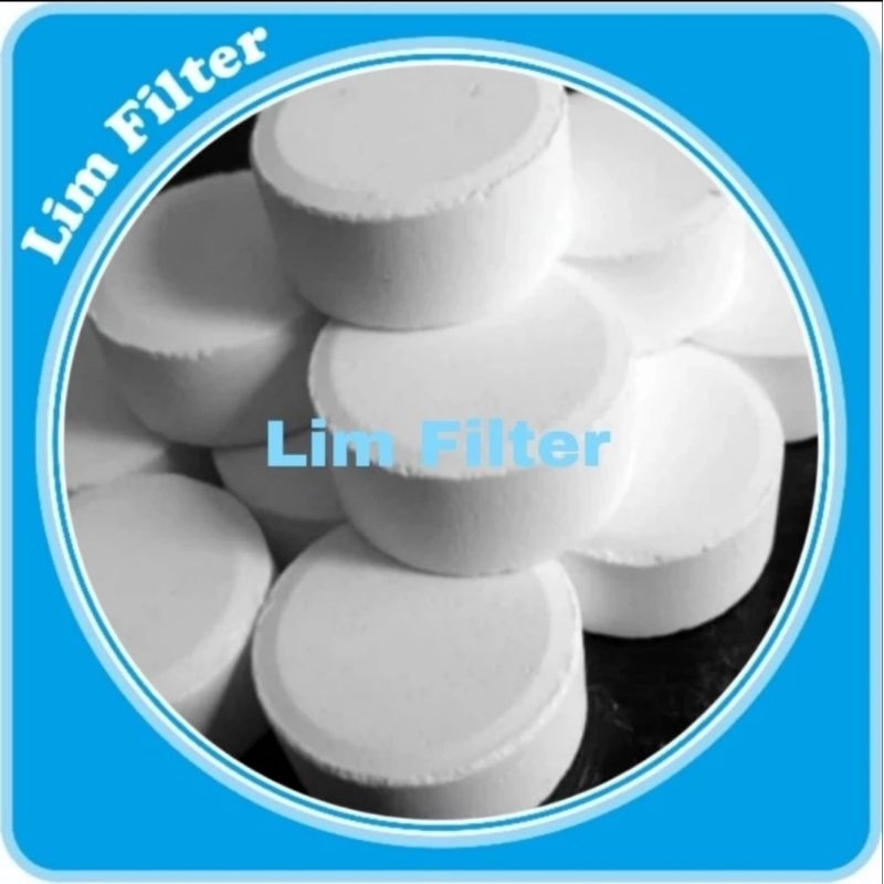 Jual KAPORIT / CHLORINE 90% TABLET KECIL KEMASAN 1/2 KG - BEST QUALITY ...