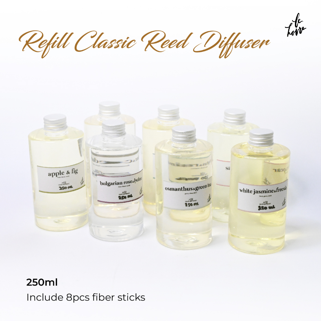 Jual Le Havre - Refill Classic Reed Diffuser 250ml + 8pcs Reed Stick | Shopee Indonesia