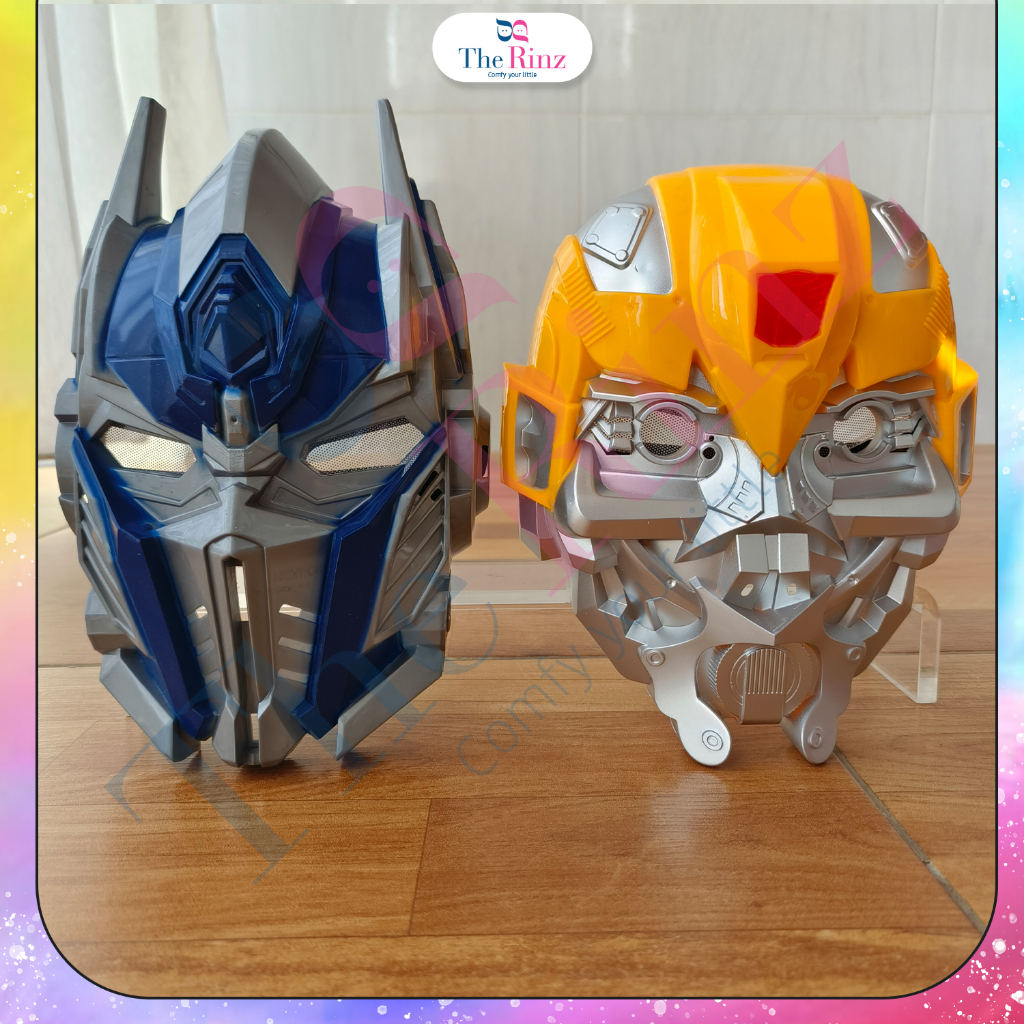 Jual Topeng optimus prime / bumblebee transformer nyala | Shopee Indonesia