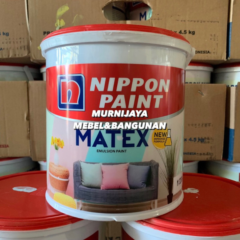 Jual MATEX NIPPON PAINT CAT TEMBOK 4,5KG INTERIOR TIDAK LUNTUR WARNA ...