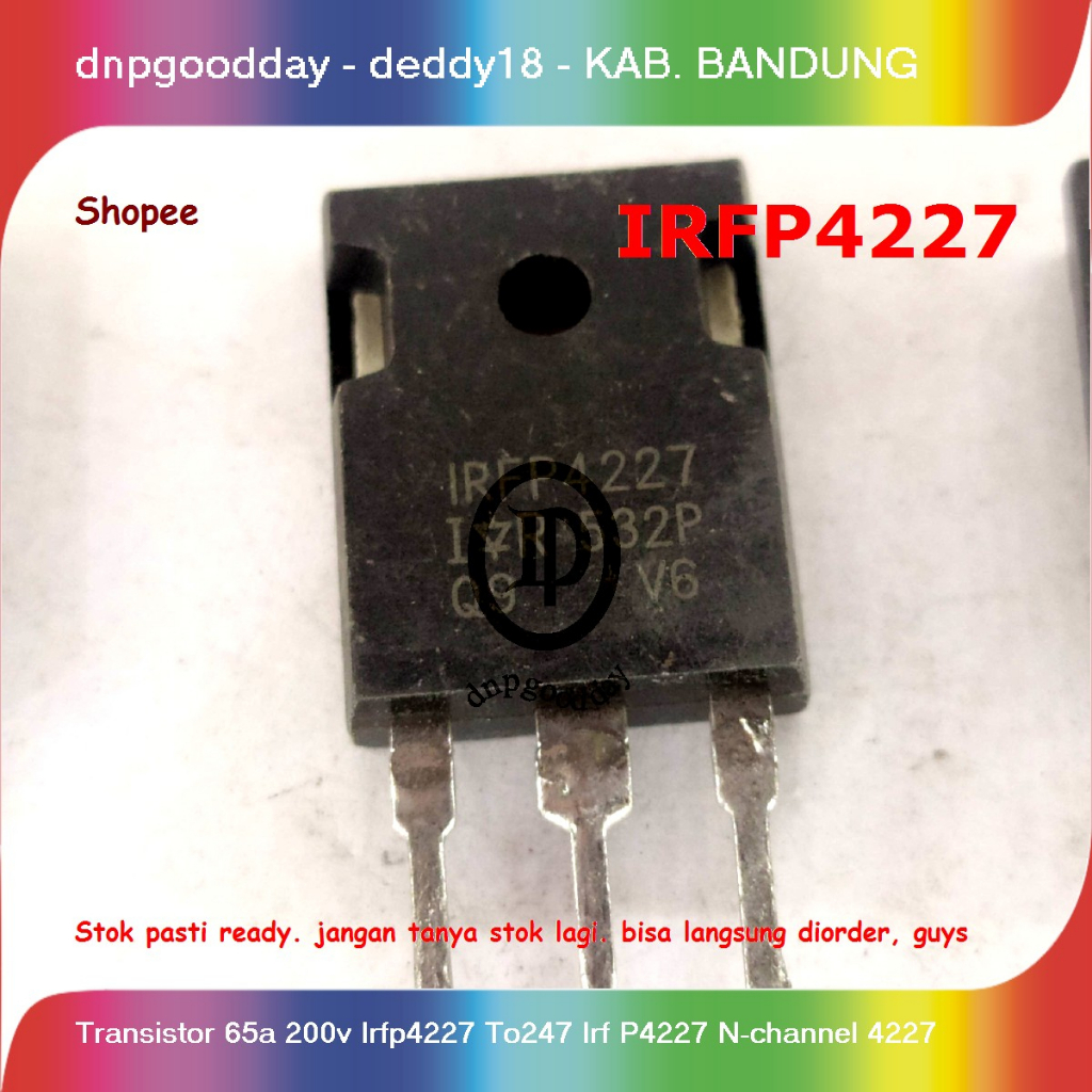 Jual Transistor 65a 200v Irfp4227 To247 Irf P4227 N-channel 4227 ...