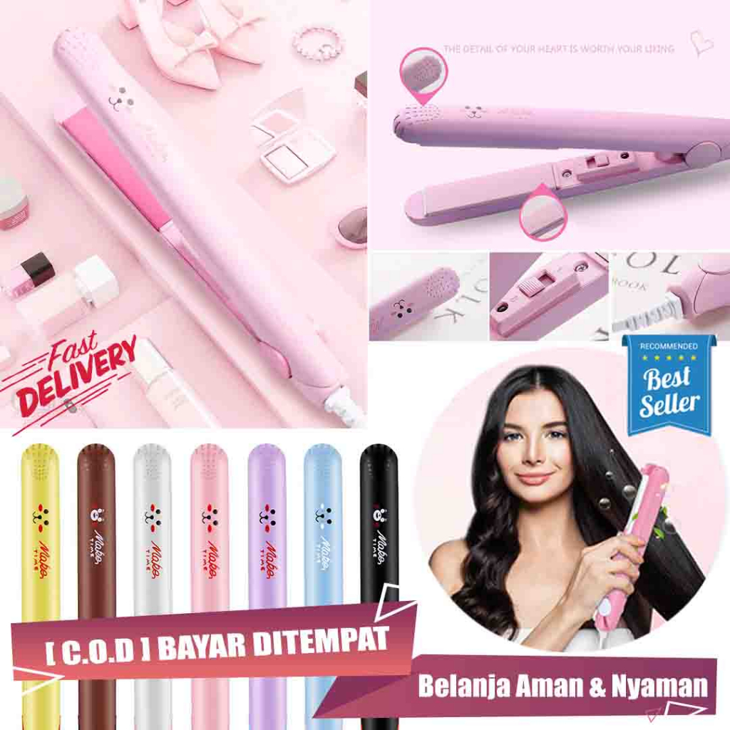 Jual Alat Catok Mini Karakter 2 in 1 Catokan Pelurus Rambut Hair Style ...
