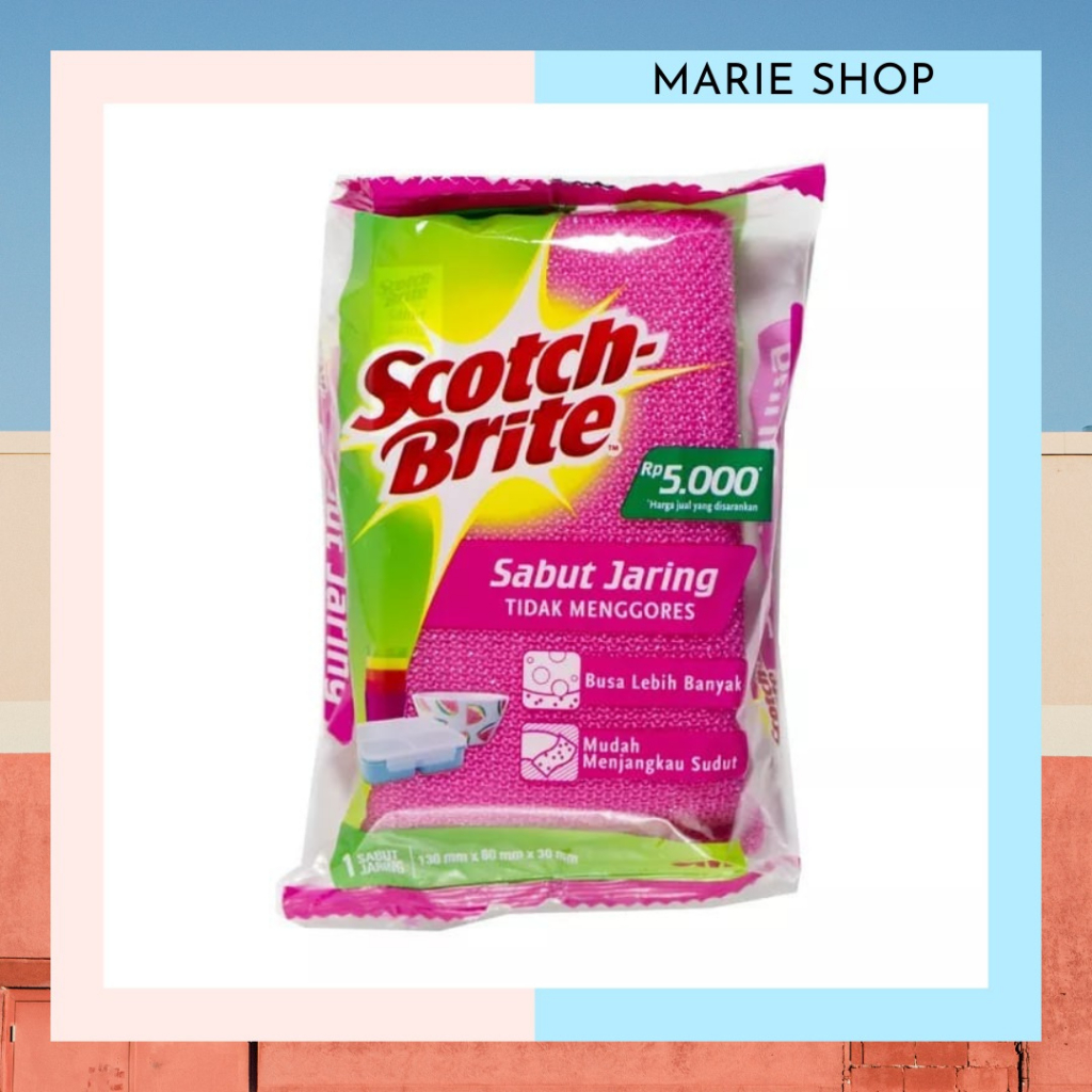 Jual 3M SCOTCH BRITE SABUT JARING - SABUT CUCI ALAT PLASTIK - SPONS ...