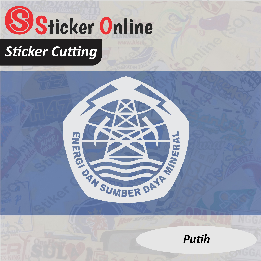Jual Stiker Energi dan Sumber Daya Mineral | Sticker Cutting ESDM ...