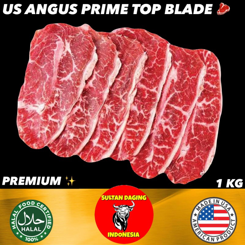 Jual TOP BLADE SLICE BEEF SLICE 1 KG 1MM IMPORT DARI USA/ TOP BLADE ...
