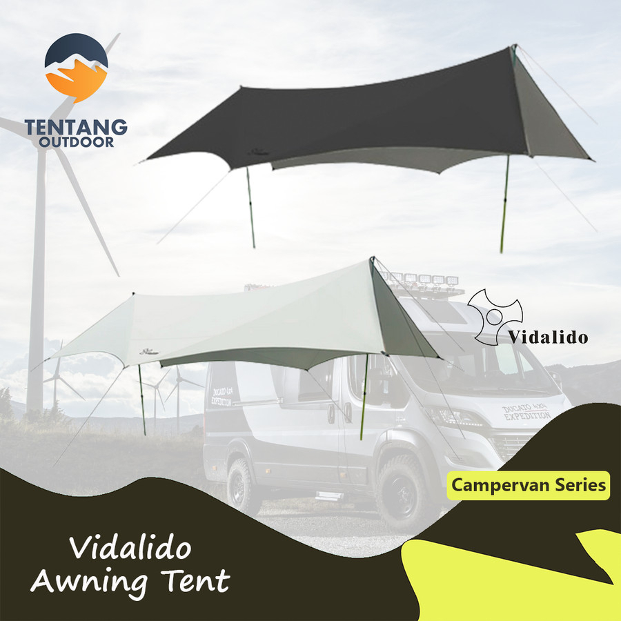 Jual Tenda Kanopi Flysheet VIDALIDO Awning Tent Canopy Monster Tarp ...