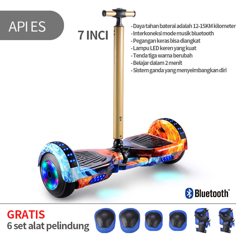 Jual Heartbeat Hoverboard anak, Smart hoverboard 7 inci, skuter listrik ...