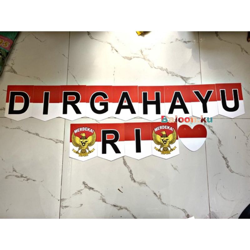 Jual BANNER DIRGAHAYU RI MERDEKA | BANNER DEKORASI DIRGAHAYU RI ...