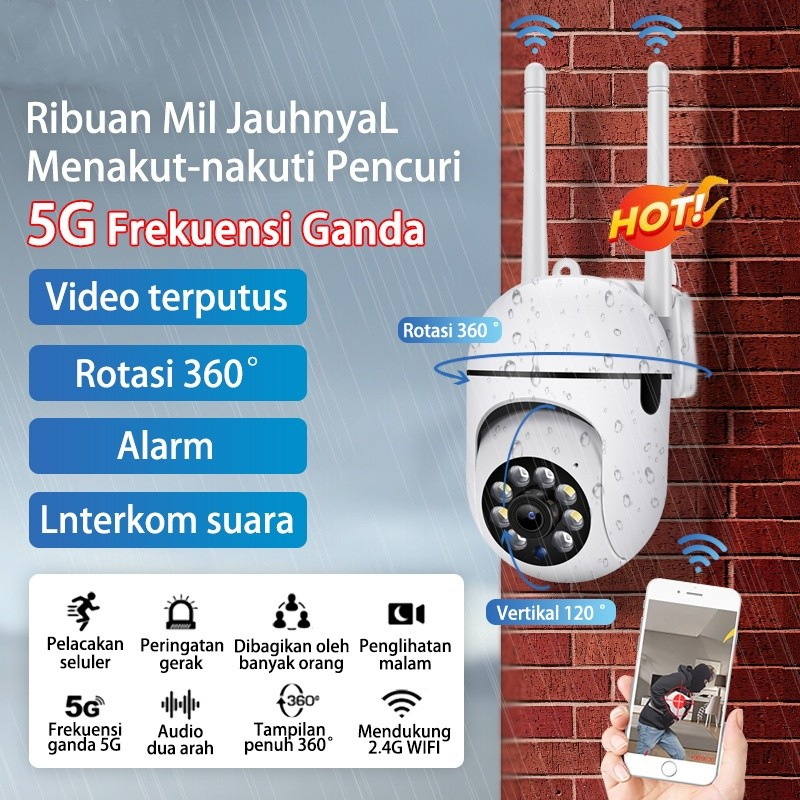 Jual IP Camera CCTV 9100 Smart Net CT V380 Q6 Wifi HD 720 P / Kamera Ip Cam Q6 CCTV Wireless ...
