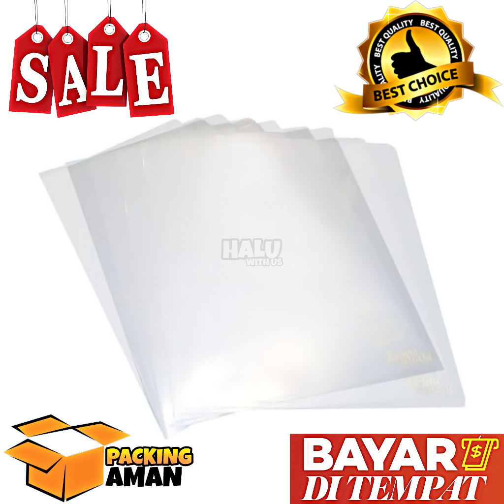 Jual (BISA COD) PROMO 1 Pcs Map L F4 Clear Sleeves Kiky Plastik Mika ...