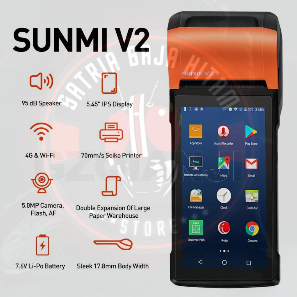 Jual MESIN KASIR ANDROID V2 RAM 1/8GB (second) | Shopee Indonesia