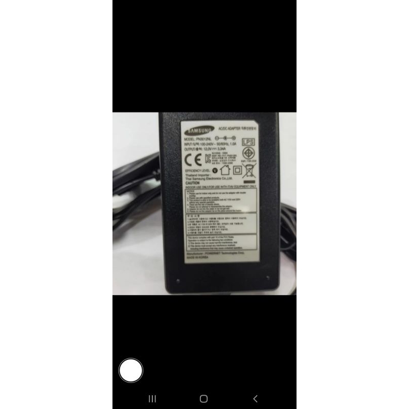 Jual adaptor 12v 3.34a samsung Led original | Shopee Indonesia