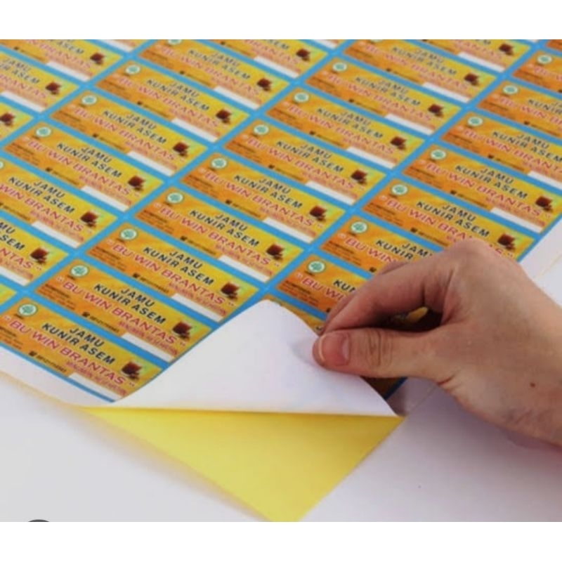 Jual stiker kromo ukuran A4 (free design) | Shopee Indonesia