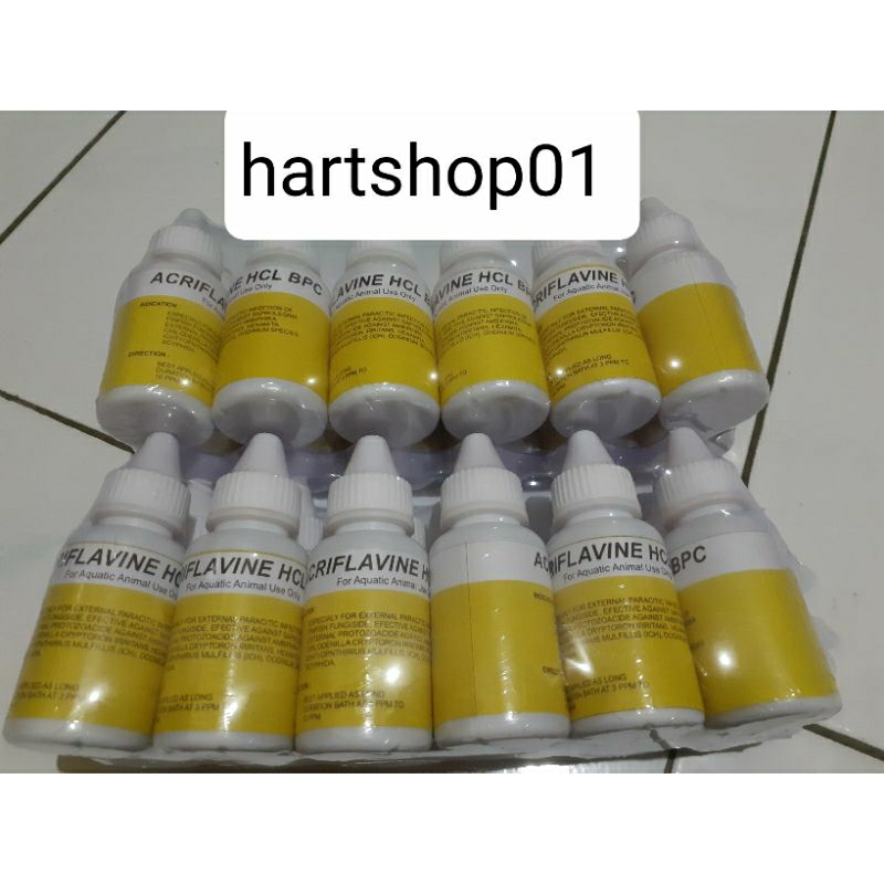 Jual obat ikan acrivlafine hcl bpc 30ml acriflavine | Shopee Indonesia