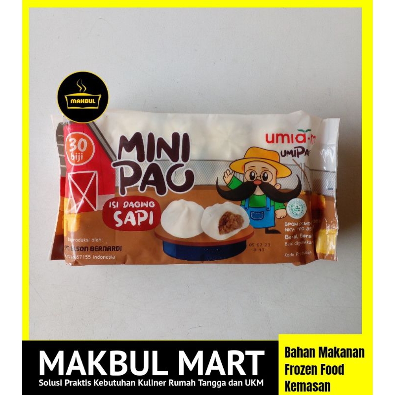 Jual BERNARDI Umiami Mini Pao Coklat Strawberry Ayam Sapi | Shopee ...